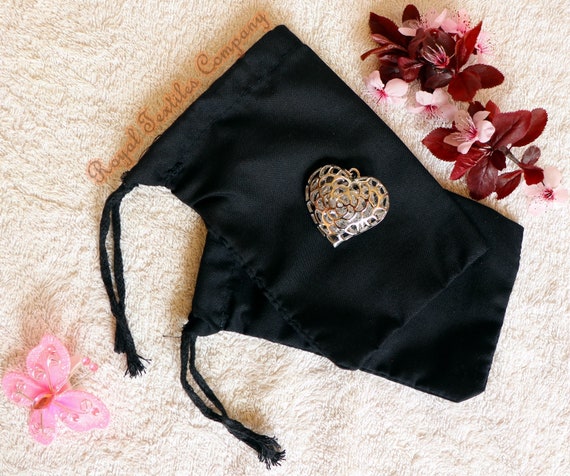 W7cmh10cm Black Cotton Single Drawstring Bags Reusable - Etsy