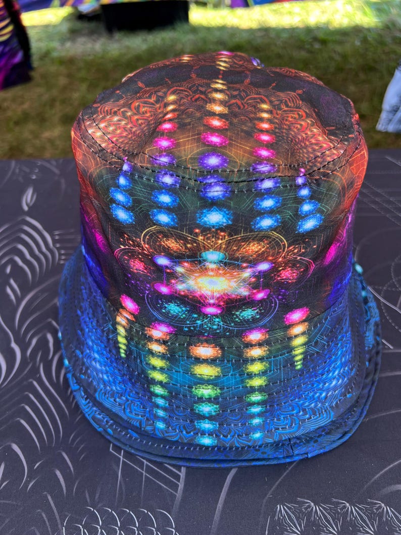 Bucket Hat Metatron Cube Sacred Geometry - Etsy