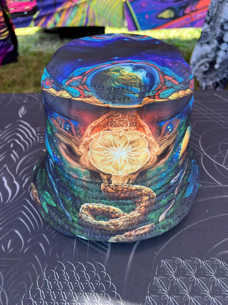 Bucket Hat Psilocybin Mushroom Art - Etsy