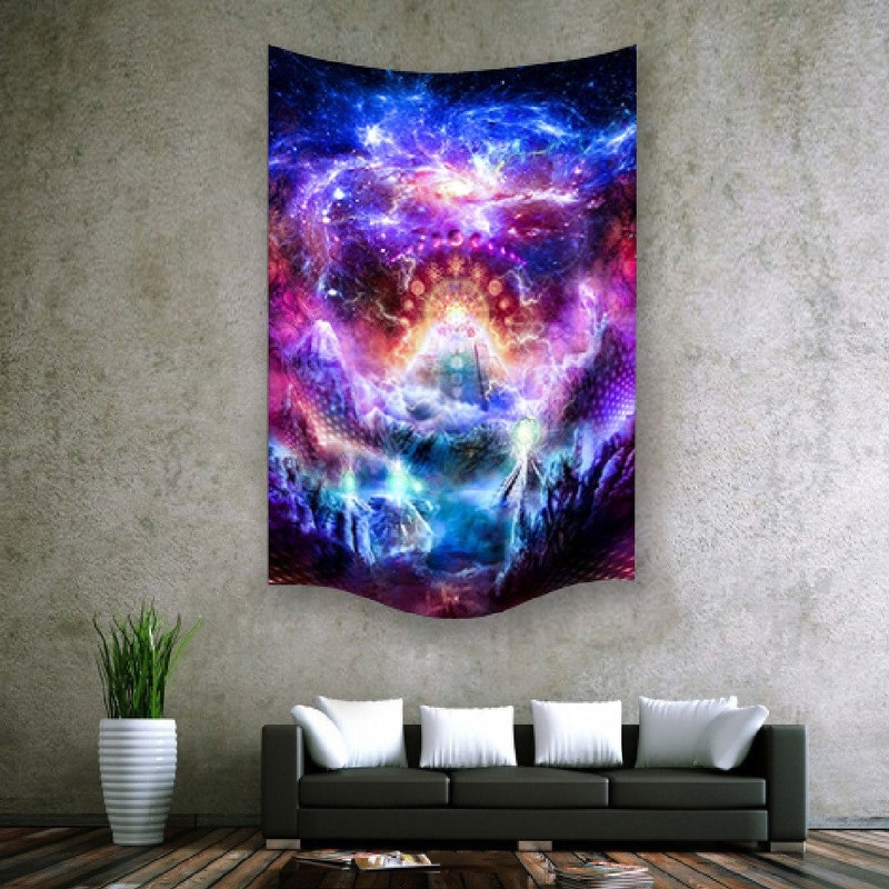 Trippy Tapestry - Etsy