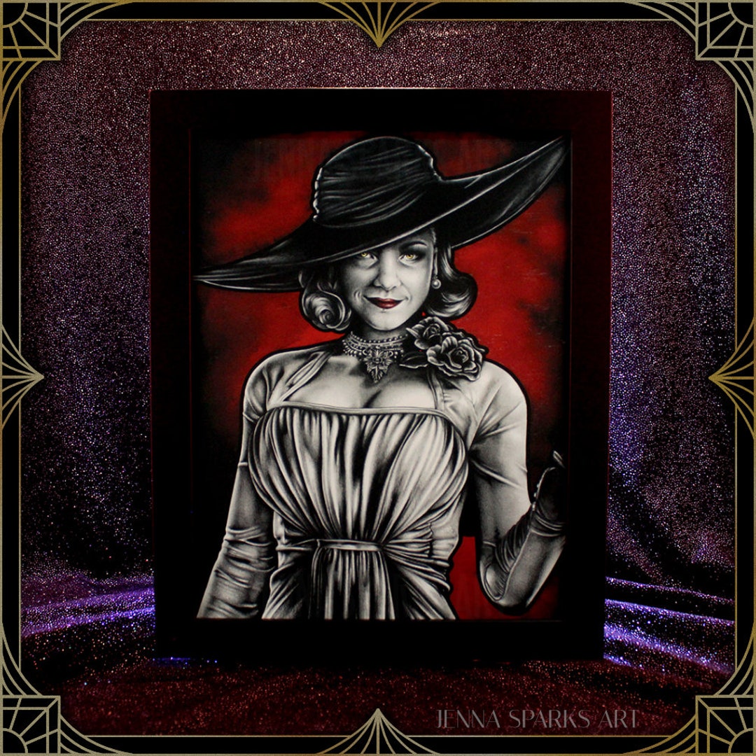 The Lady Print Etsy Finland