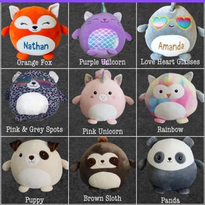 Personalised Squish Plush Toy / Plush Bunny / Squishy / Stuffed Animal ...