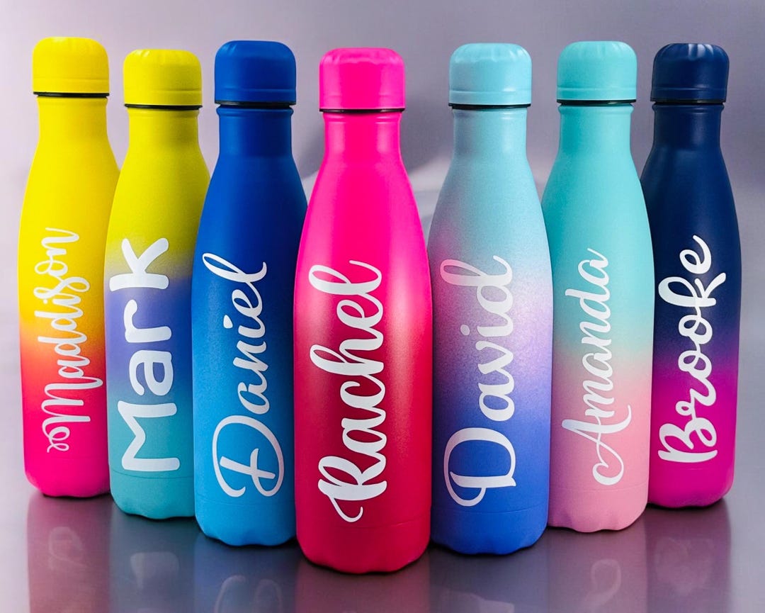 Personalised Drink Bottle / Personalised Water Bottle / Back to School ...