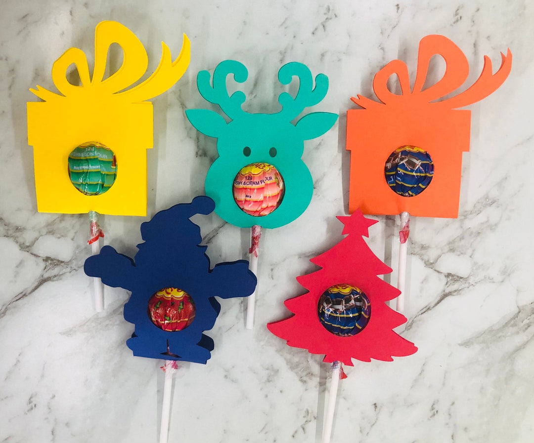 Christmas Lollipop Holder / End of Year Class Gift / Kids Class Gifts ...