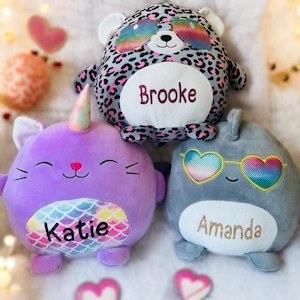 Personalised Squish Plush Toy / Plush Bunny / Squishy / Stuffed Animal ...