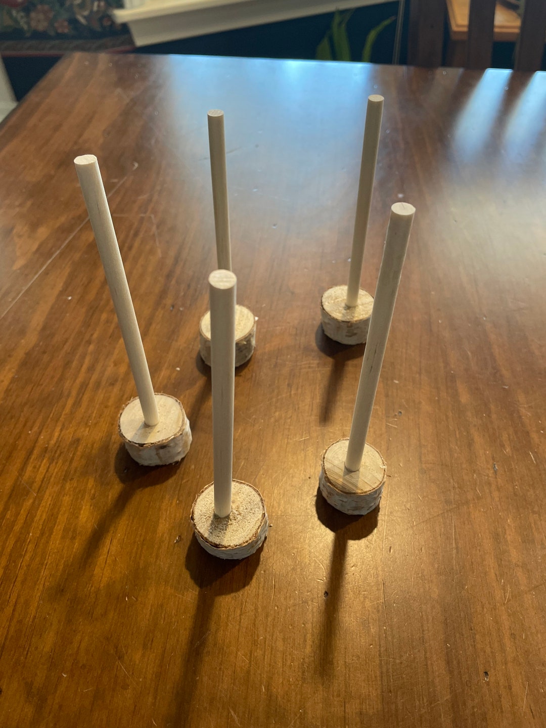 Wood Forms for Cloth Fabric Rag Tree Craft - Trunk Base Solid Wood ...