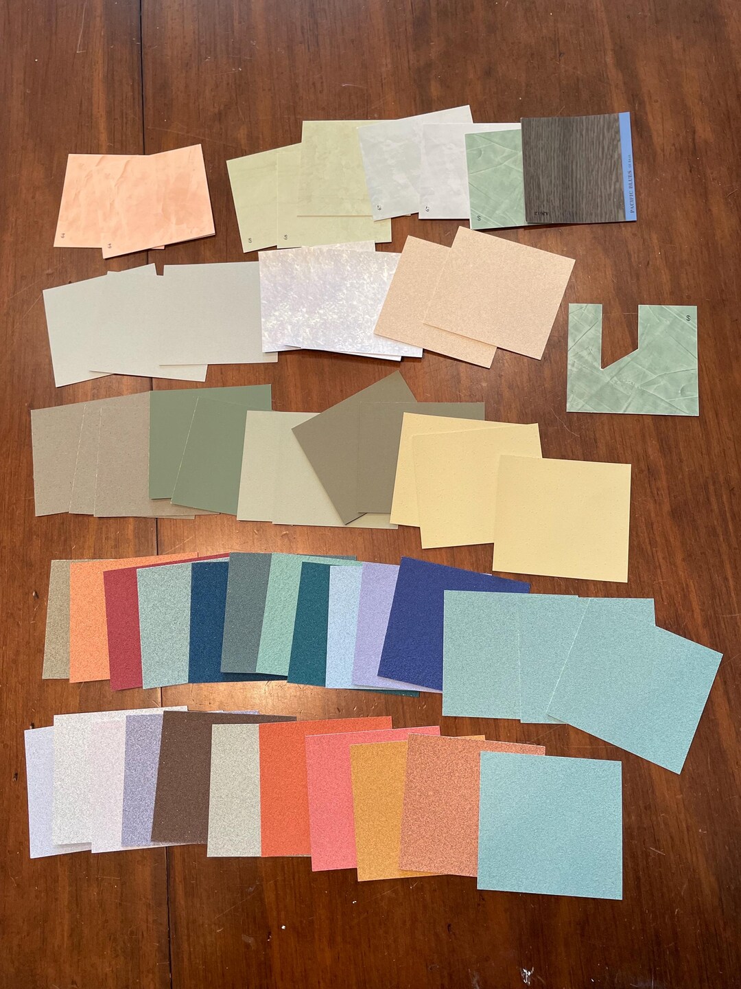 Formica and Paint Paper Samples for Flooring, Countertop and Wall ...