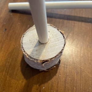 Wood Forms for Cloth Fabric Rag Tree Craft - Trunk Base Solid Wood ...