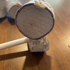 Wood Forms for Cloth Fabric Rag Tree Craft - Trunk Base Solid Wood ...