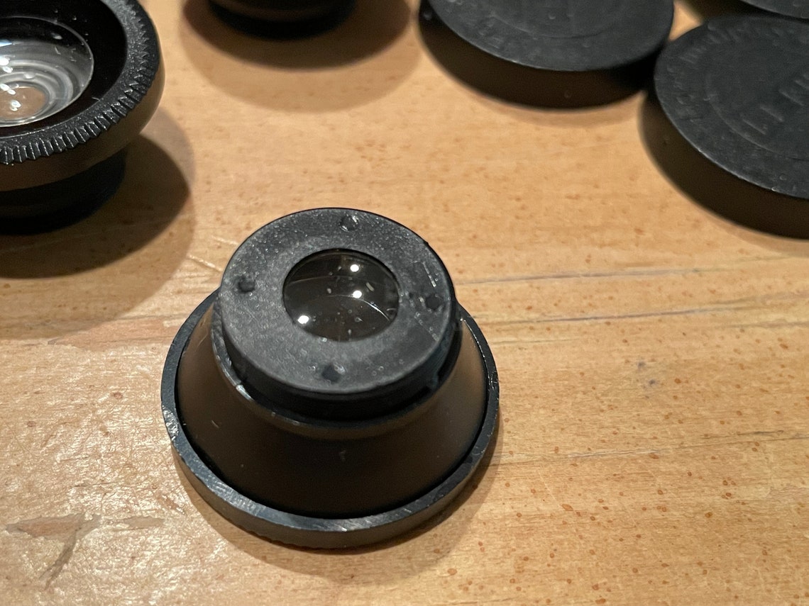 Fake Plastic Camera Lenses Lens With Cap Lot of 11 for Santa Cam ...