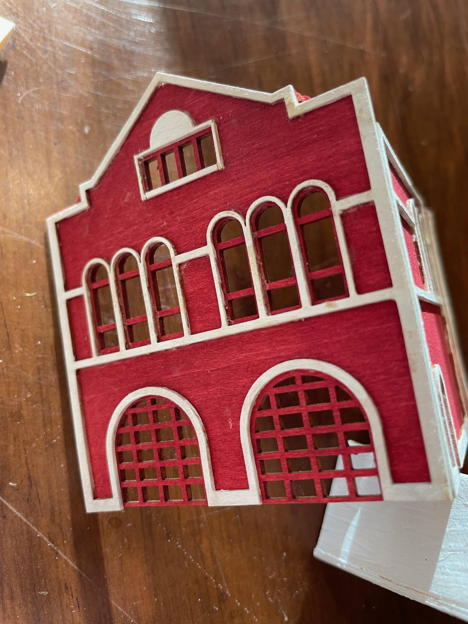 Firehouse Miniature Dollhouse Dolls Miniatures DIY Kit Laser Tech - Etsy