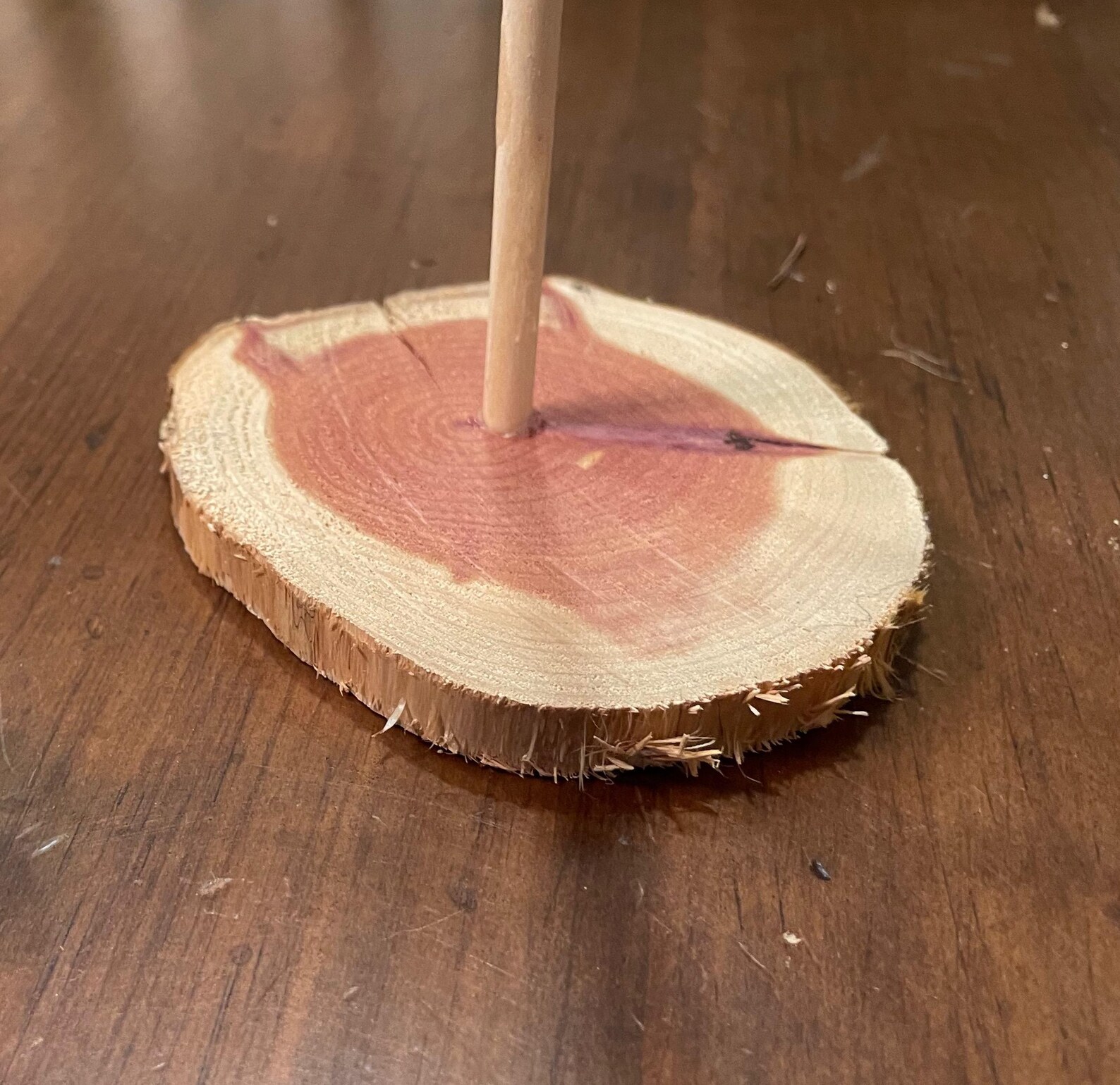 Wood Base Tree Wood Forms for Cloth Fabric Tree Craft, Trunk Base Solid ...