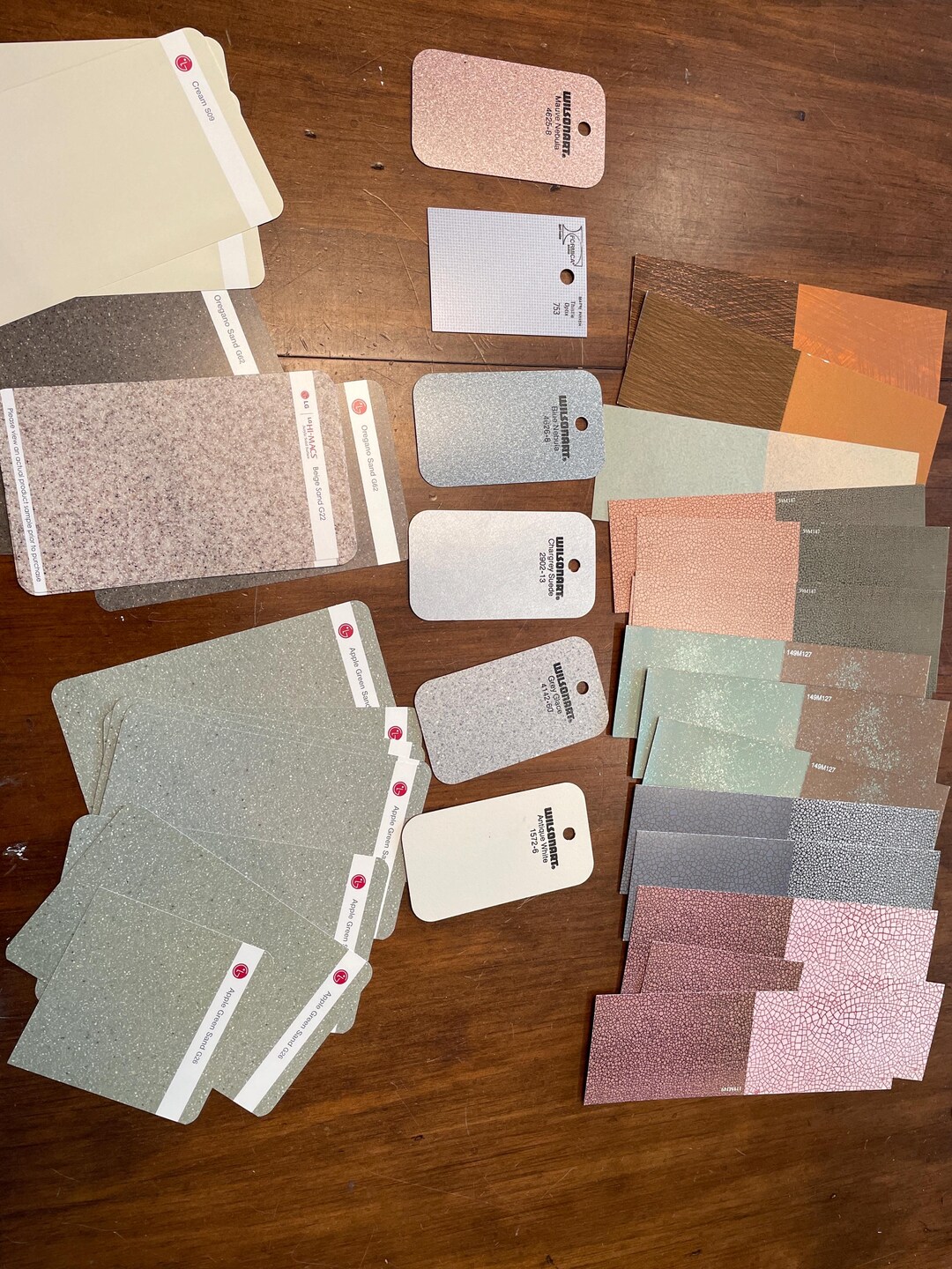 Formica and Paint Paper Samples for Flooring, Countertop and Wall ...