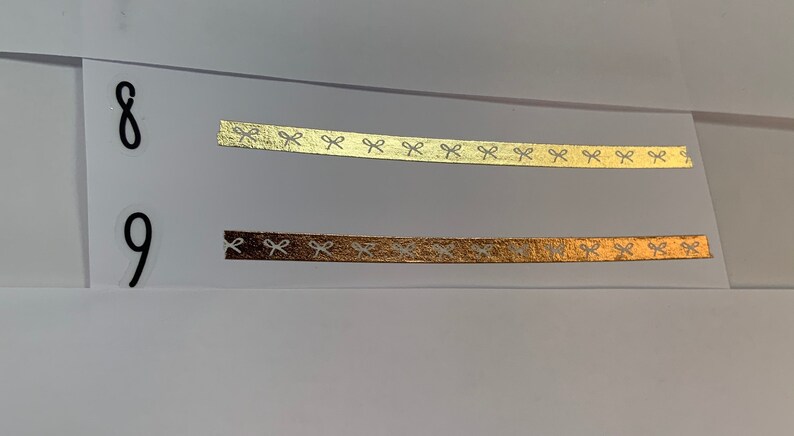 Simply Gilded Simplicity Washi Samples - Etsy