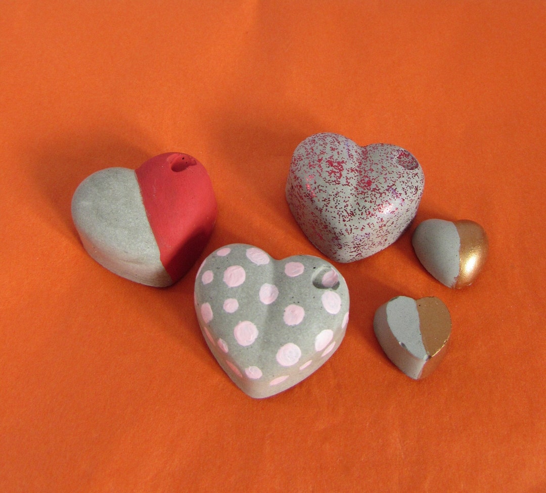 Heart Shaped Fridge Magnets, Lucky Dip, Miniature, Gift, Mothers Day ...