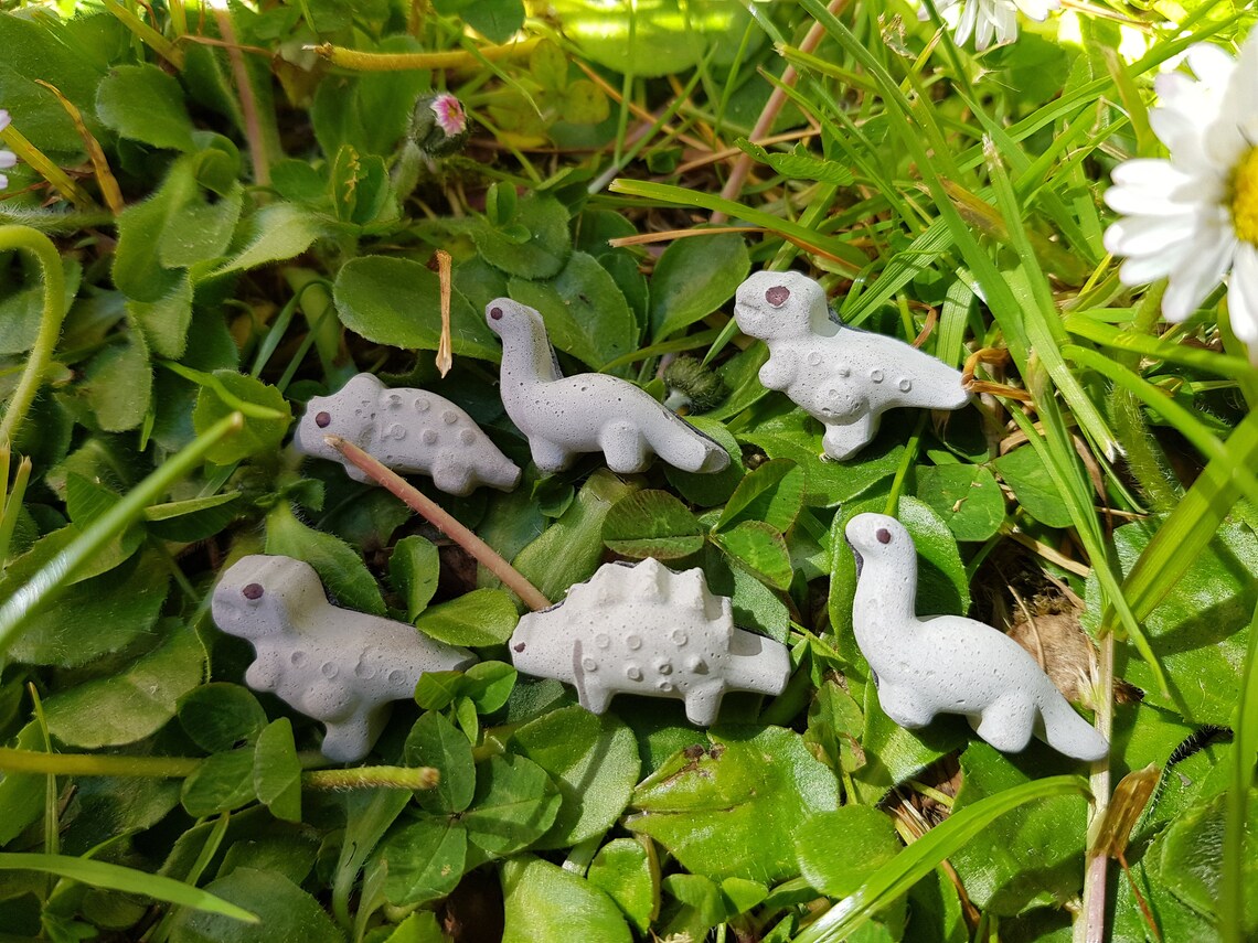 Handmade Miniature Dinosaur Fridge Magnets Set of 6 Cute - Etsy UK