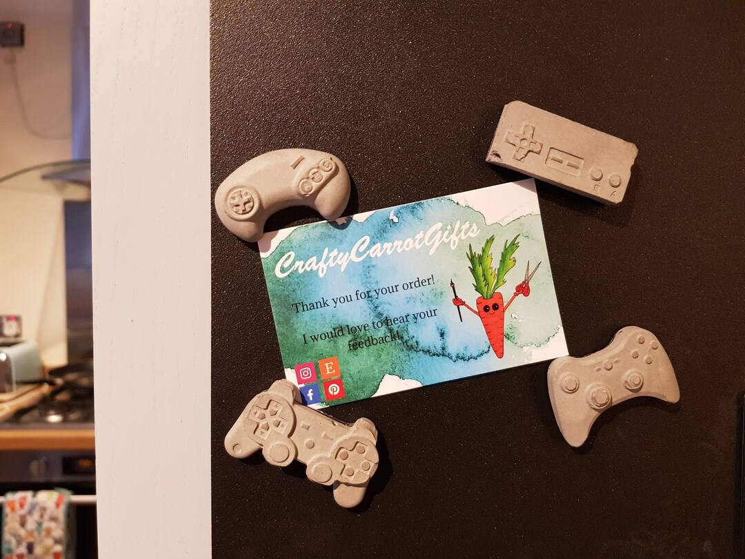 Games Console Fridge Magnets Set of 4 Perfect Stocking - Etsy