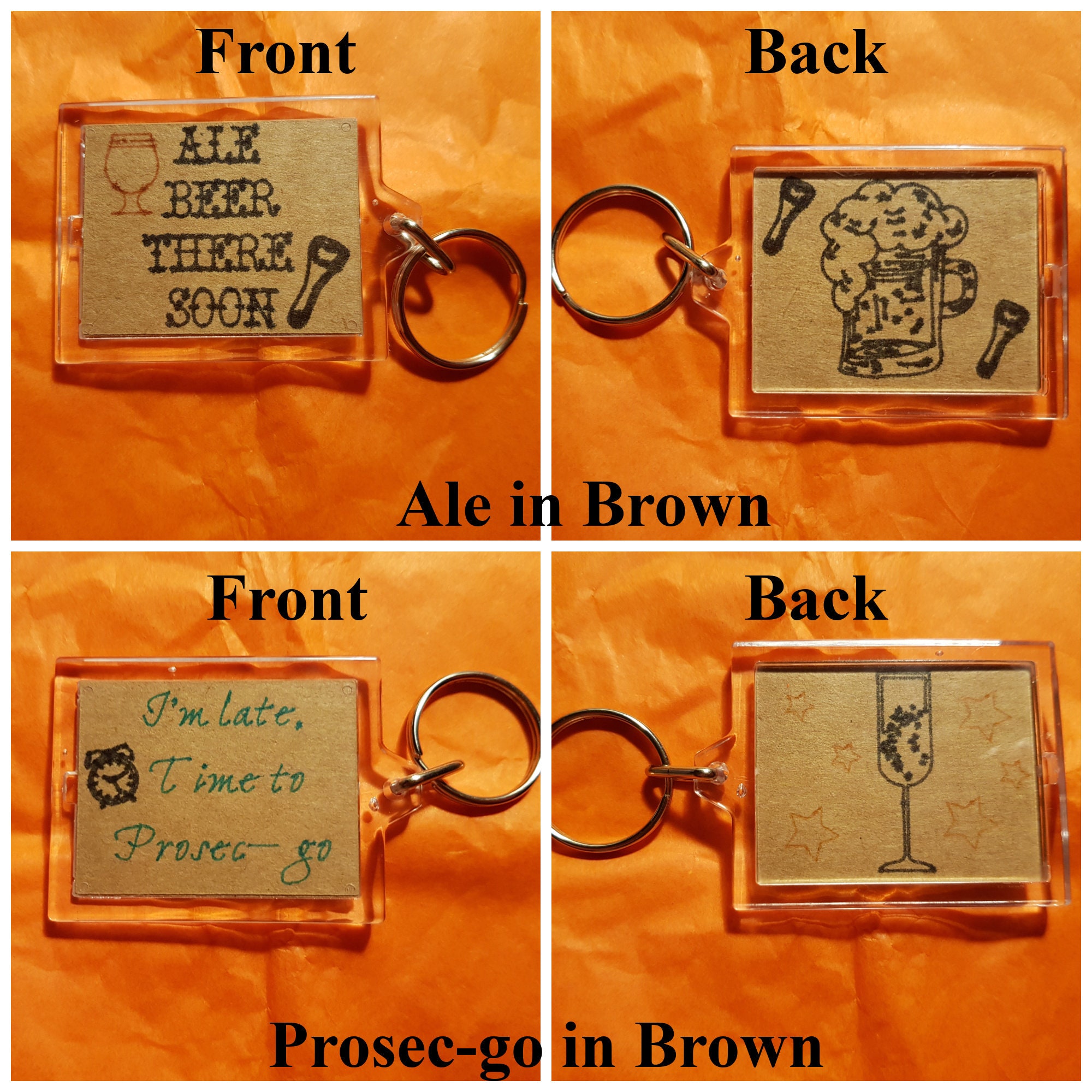 Alcohol Keyrings Gifts for Rum Lovers Whiskey Lovers Vodka | Etsy UK