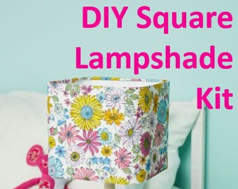 DIY Lampshade Kit Use Your Own Fabric & Our Heat Resistant Self ...