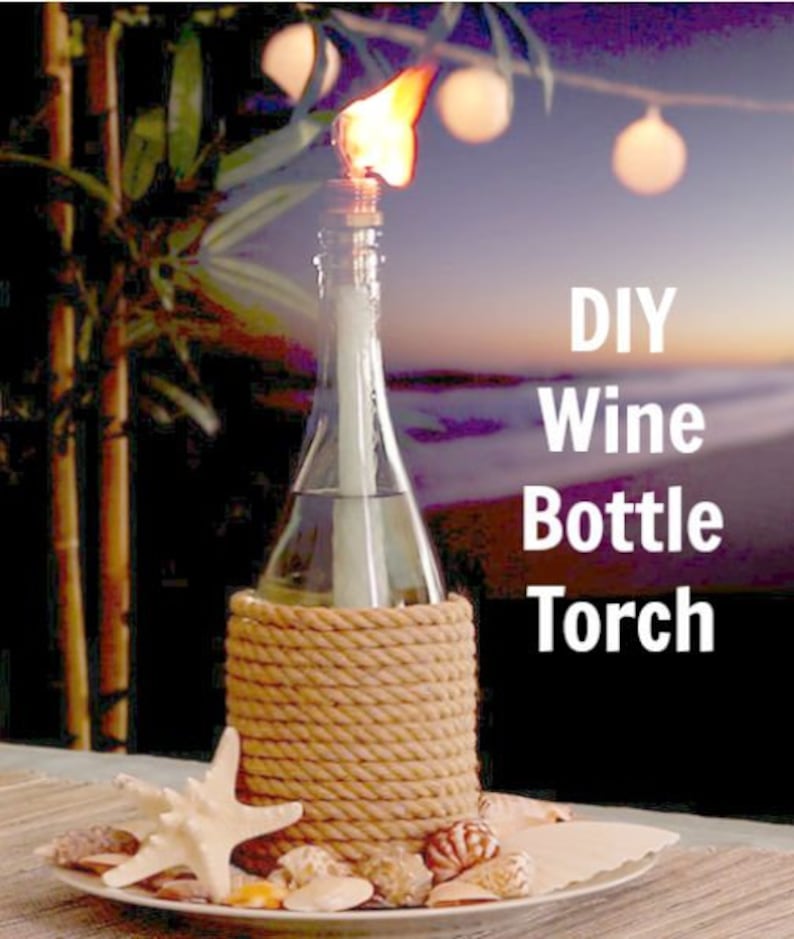 DIY Macrame Tiki Torch Wick Kit - Etsy