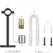 DIY Tiki Torch & Bottle Bracket Kit - Etsy