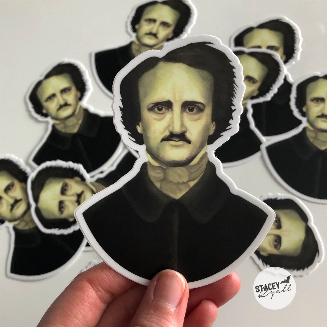 Edgar Allan Poe Sticker - Etsy