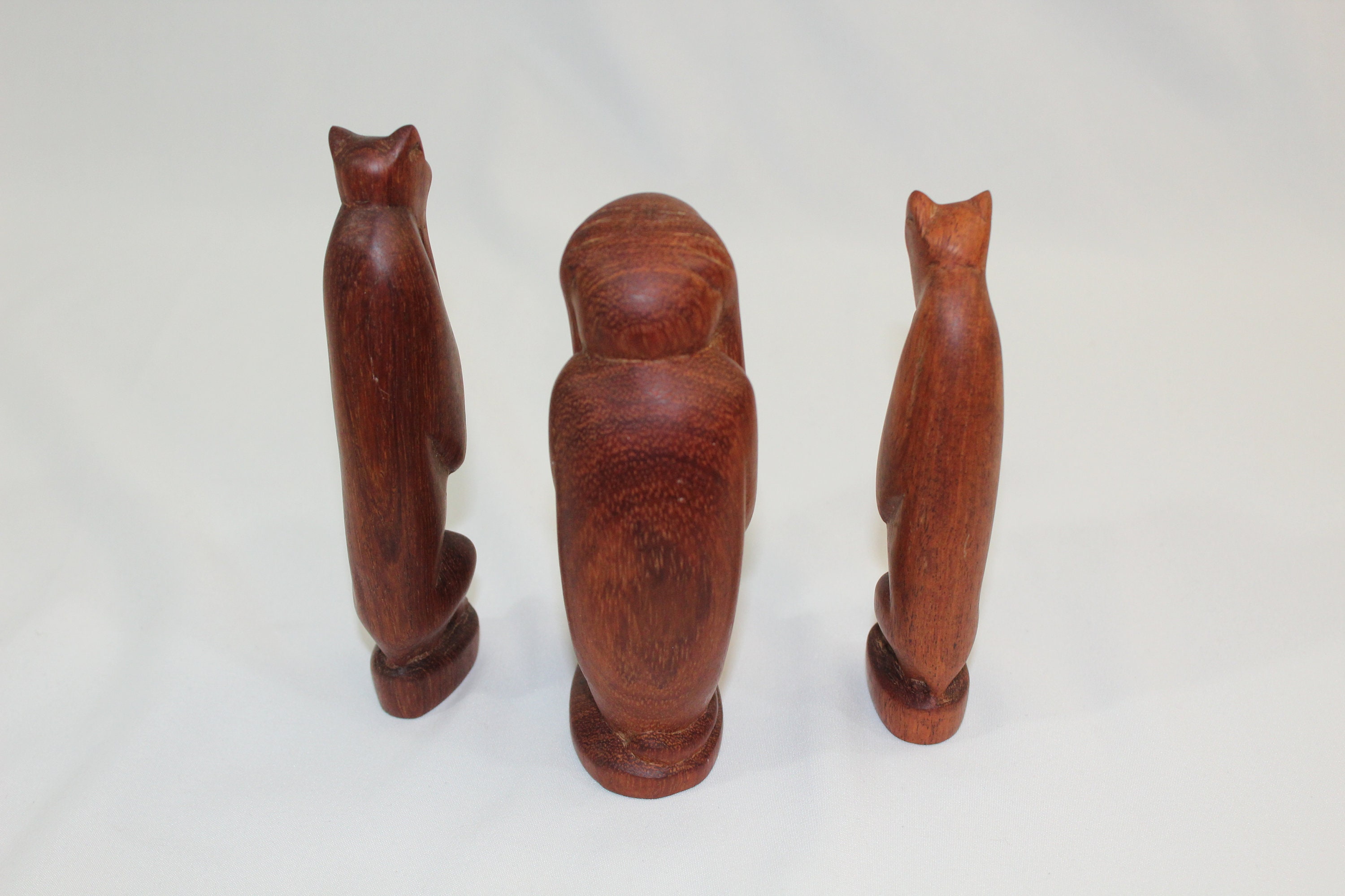 Vintage Genuine Besmo Hand Carved in Kenya See Hear and Speak - Etsy