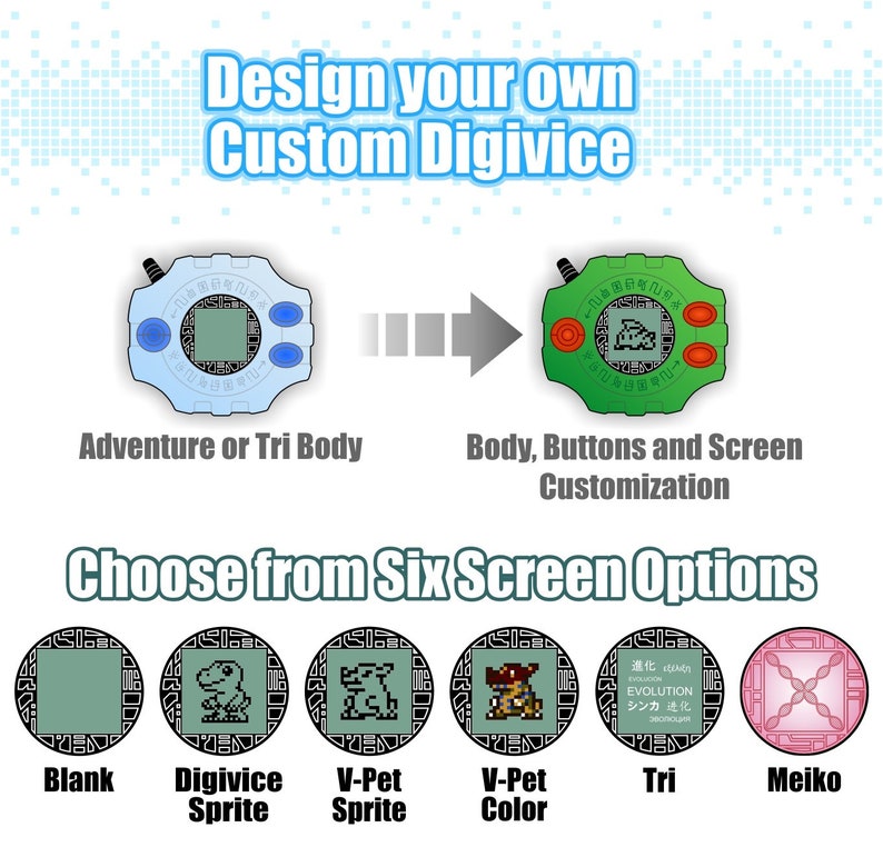 Custom Digivice Create your own Digivice | Etsy
