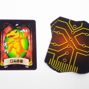 Digimon Gate Cards Complete Set of 10 Cards - Etsy