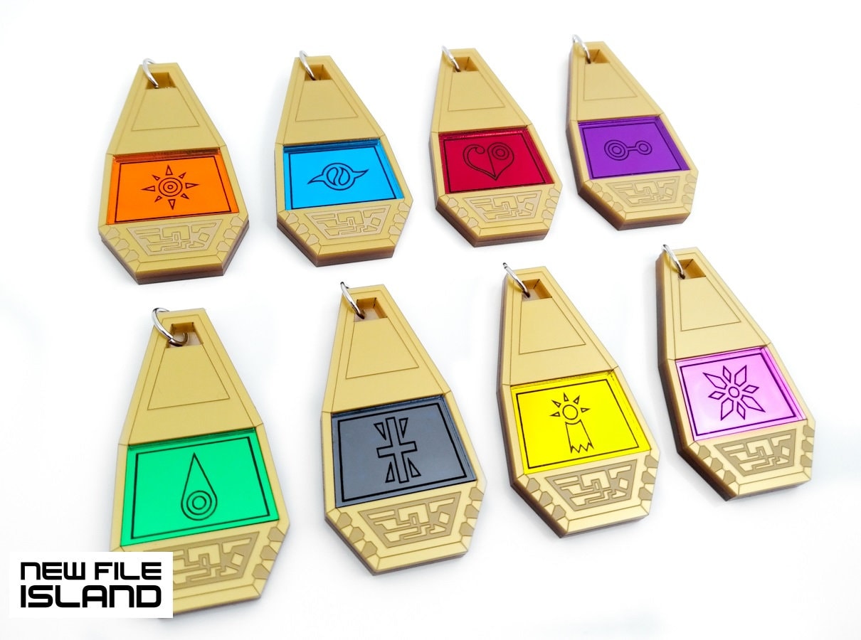 Digimon Tag with Tai's Crest of Courage | Etsy