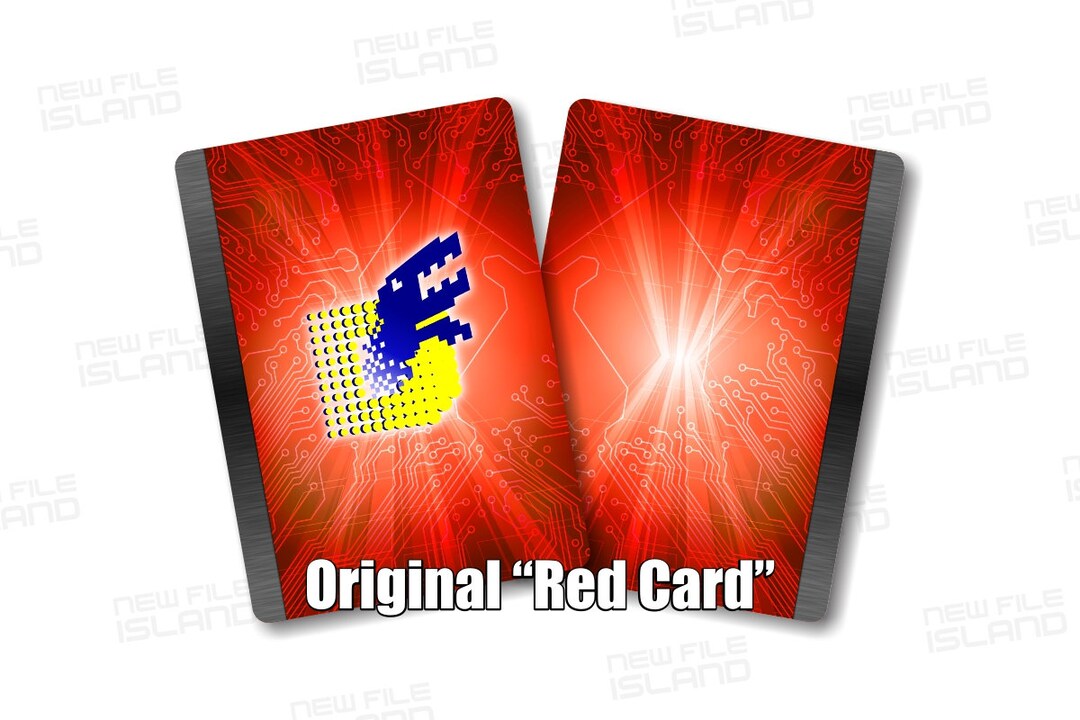 Digimon Tamers "red Card" - Original - Etsy