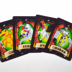 Digimon Gate Cards Complete Set of 10 Cards - Etsy