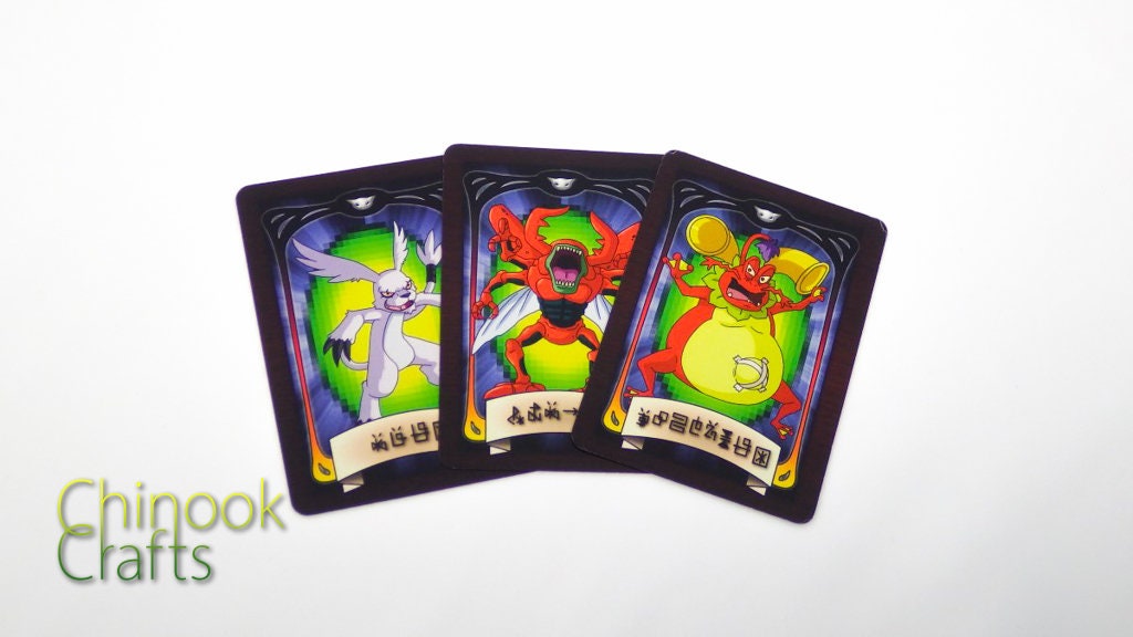 Digimon Gate Cards Complete Set of 10 Cards | Etsy