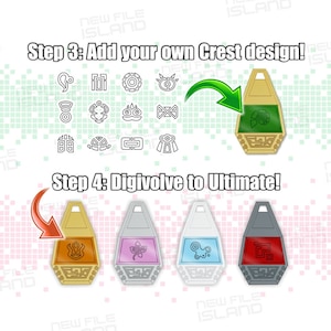 Custom Digimon Tag and Crest - Etsy