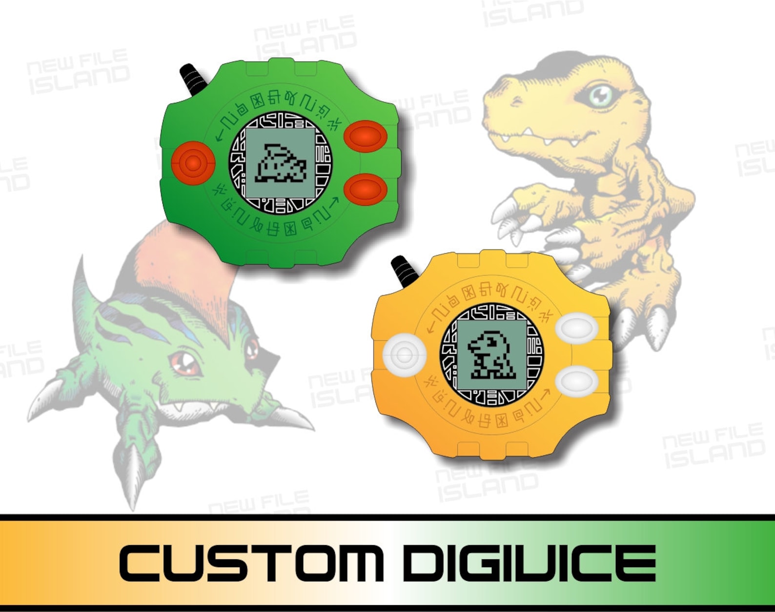 Custom Digivice Create Your Own Digivice - Etsy
