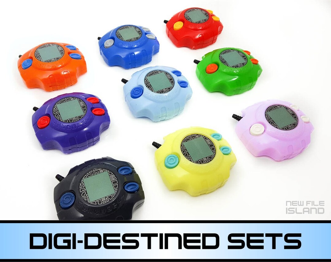 Digi-destined Digivice Sets (8 or 9 Pack) - Etsy