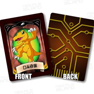 Digimon Gate Cards Complete Set of 10 Cards - Etsy