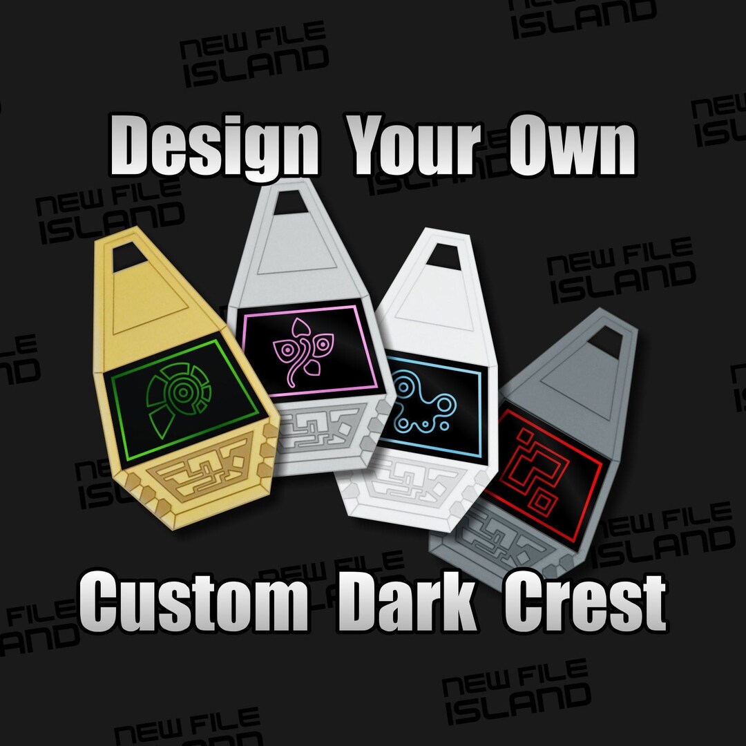 Custom Tag and Dark Crest - Etsy