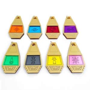 Digimon Tag With Crest of Miracles - Etsy