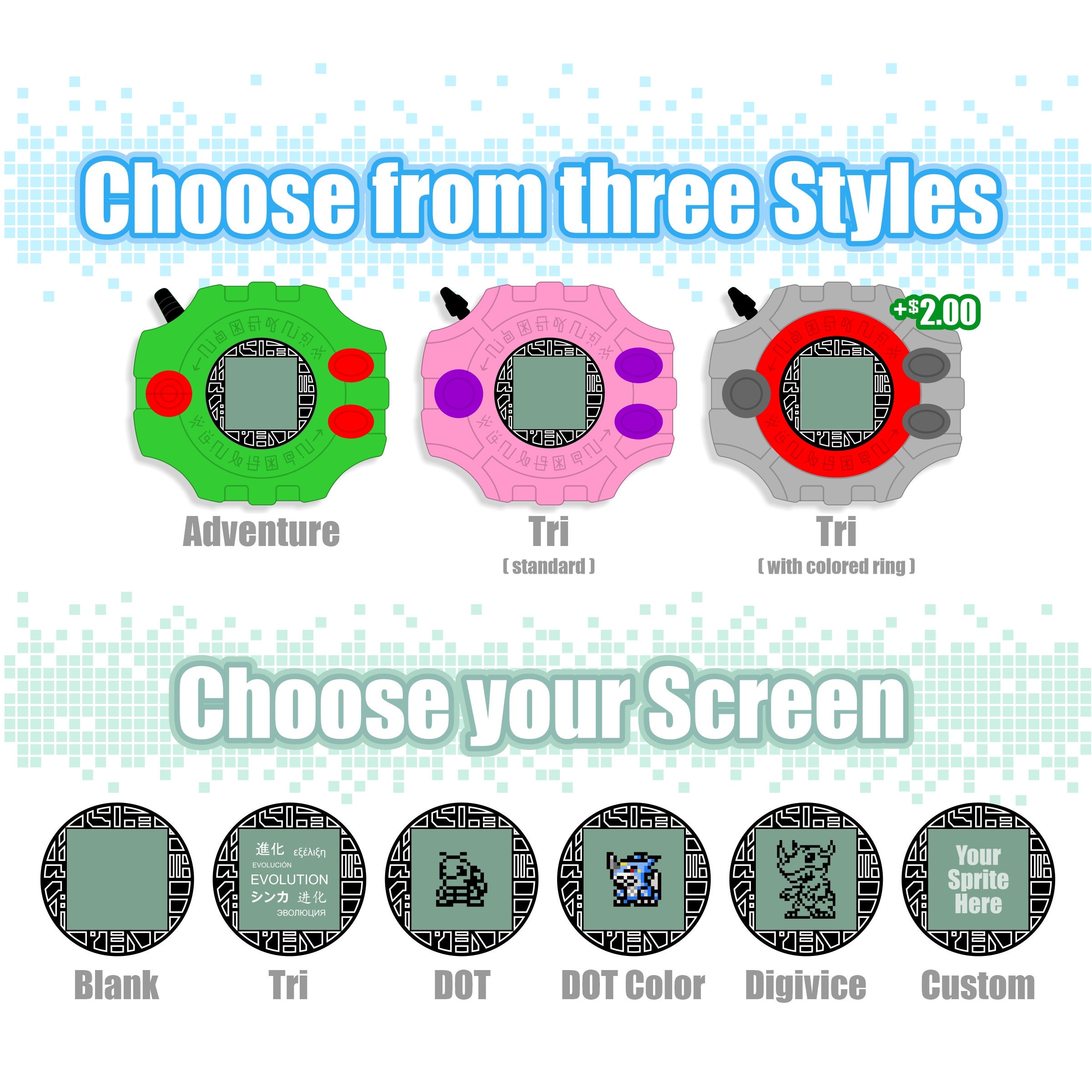 Custom Digivice Create Your Own Digivice - Etsy