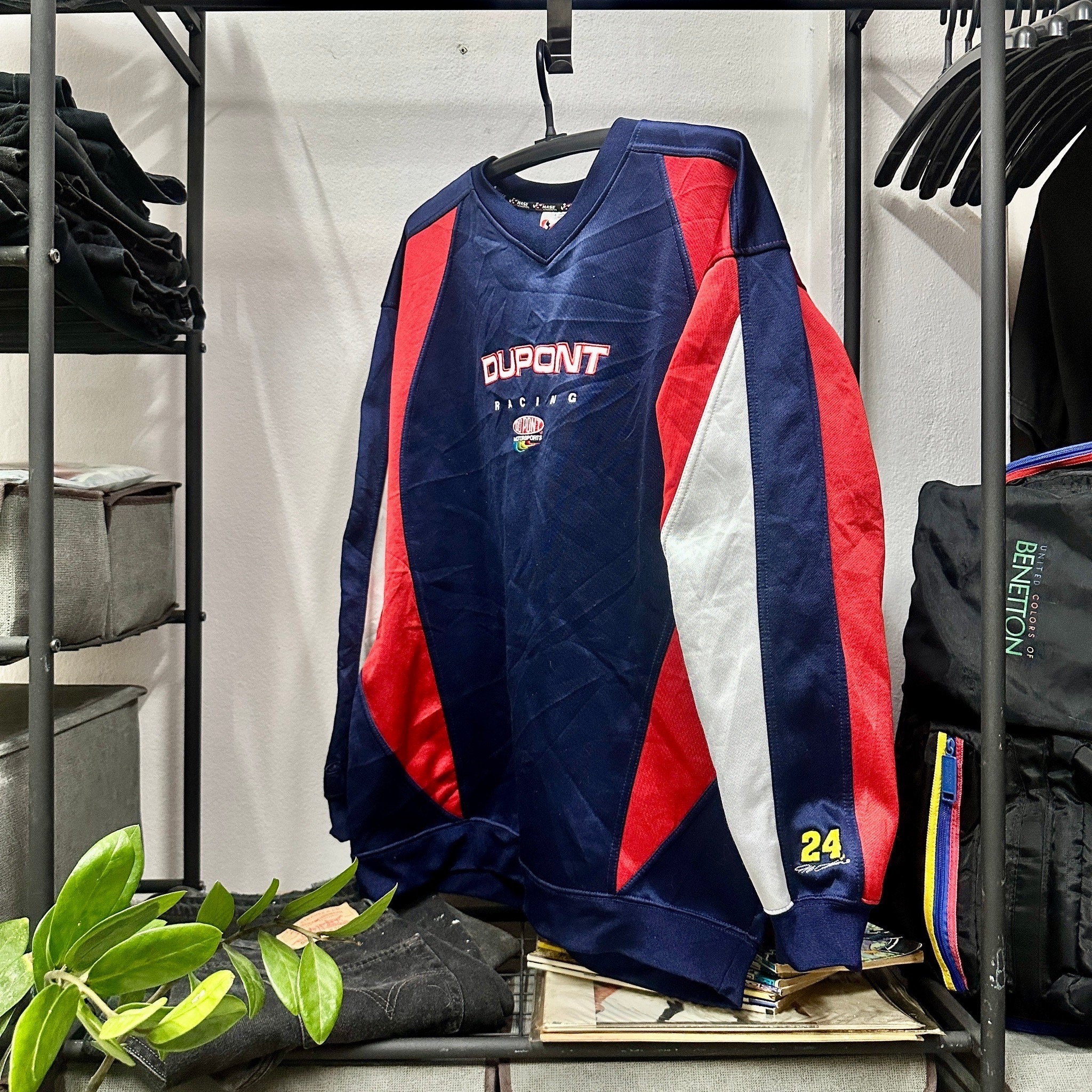 Vintage 90 Dupont Racing Sweashirt - Etsy