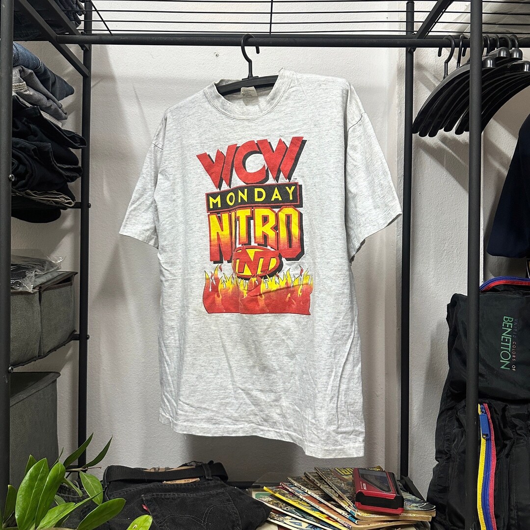 Vintage WCW Monday Nitro T-shirt - Etsy