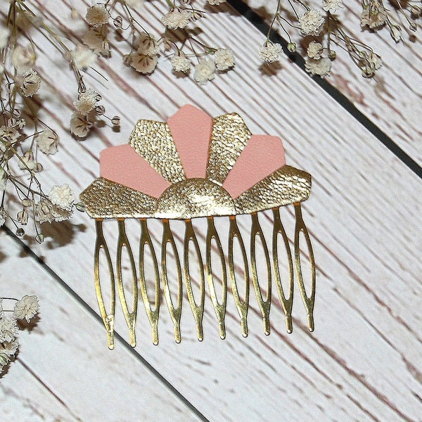 Pink Hair Comb - Etsy