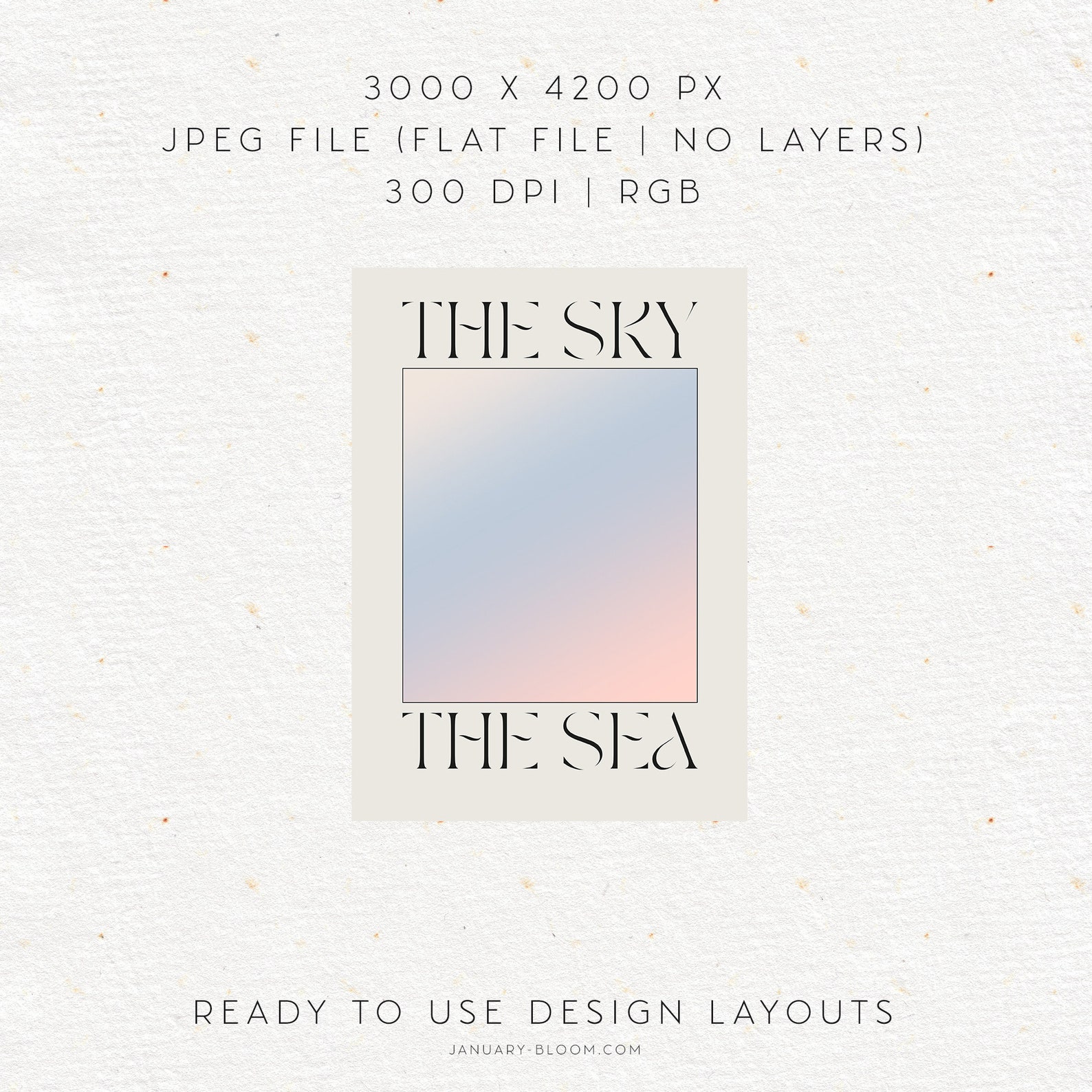 Modern Gradient Design Poster DIGITAL Printable Art Soft, Colourful ...