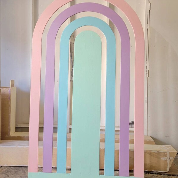 Rainbow Backdrop - Etsy