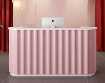 Fluted Reception Desk - Etsy
