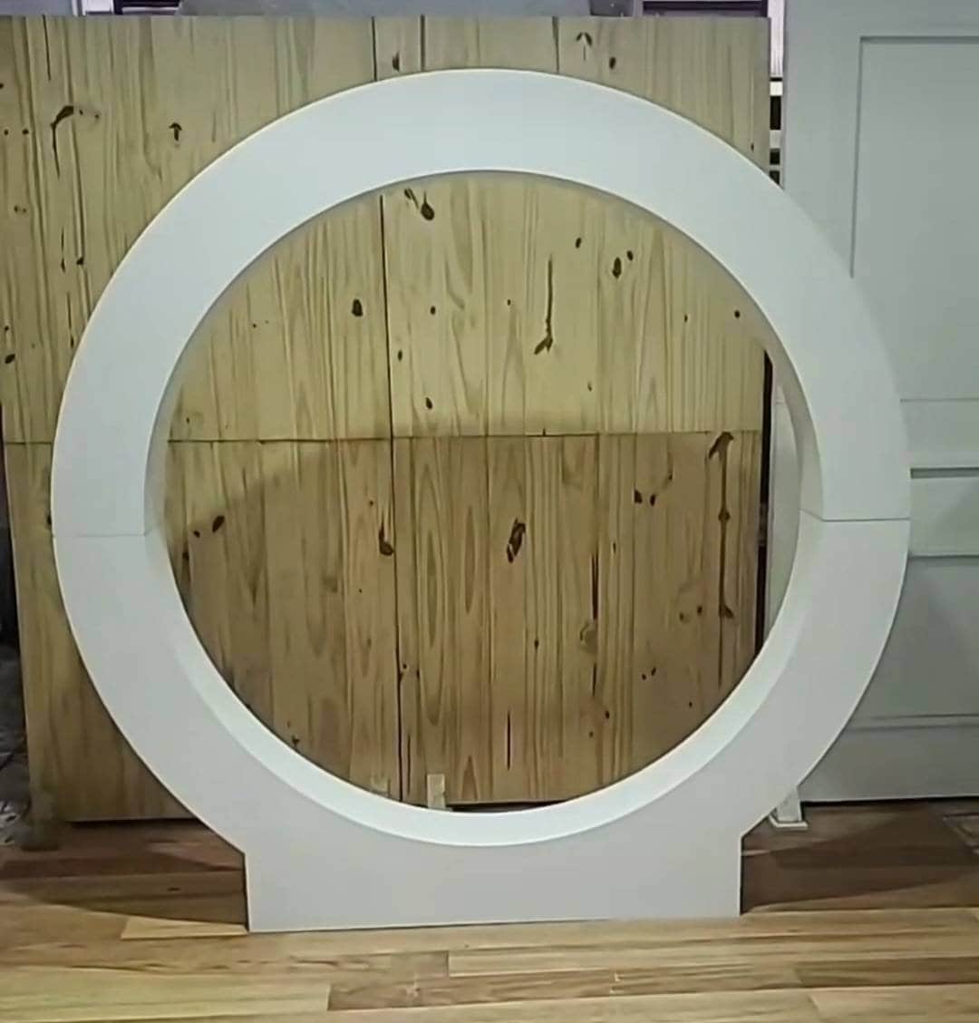 3d Circle Wall 7ft Comes in 2 Pieces Self Standing Wedding - Etsy