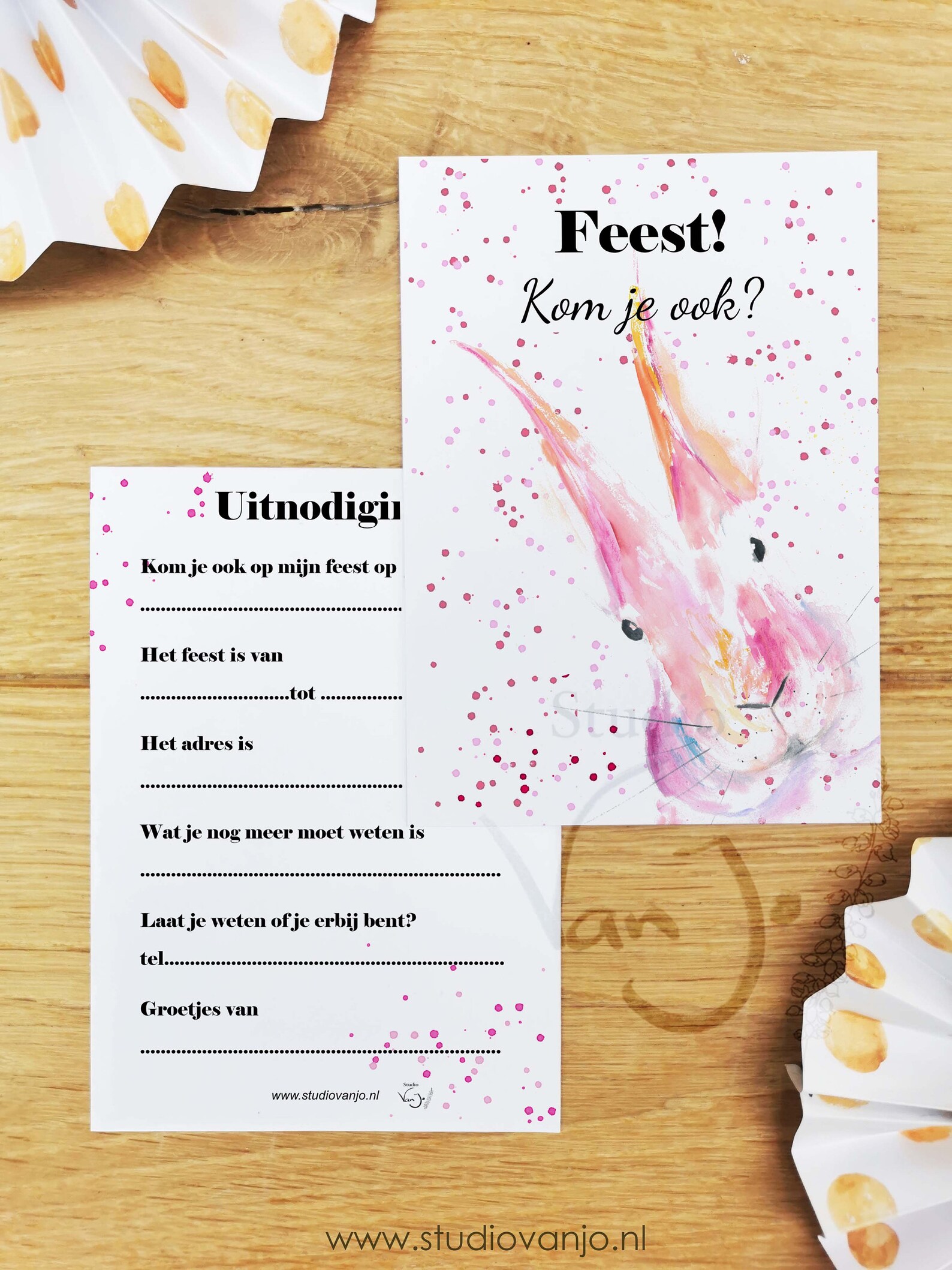 Colorfull Invites for Your Kids Party. Easy to Print With Ready-to-fill ...