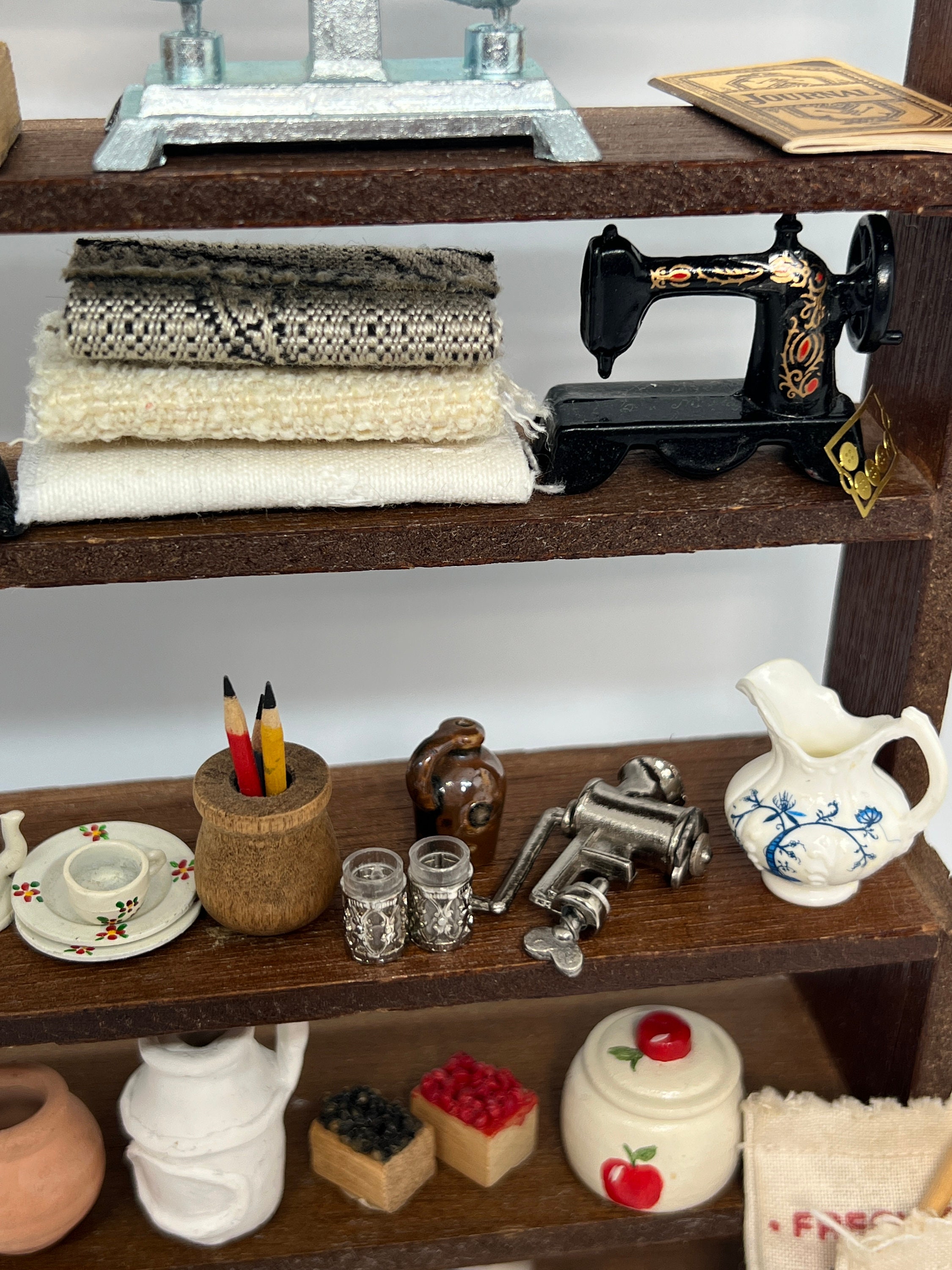 Vintage 1:12 Dollhouse Miniature General Store Display With Artisan ...