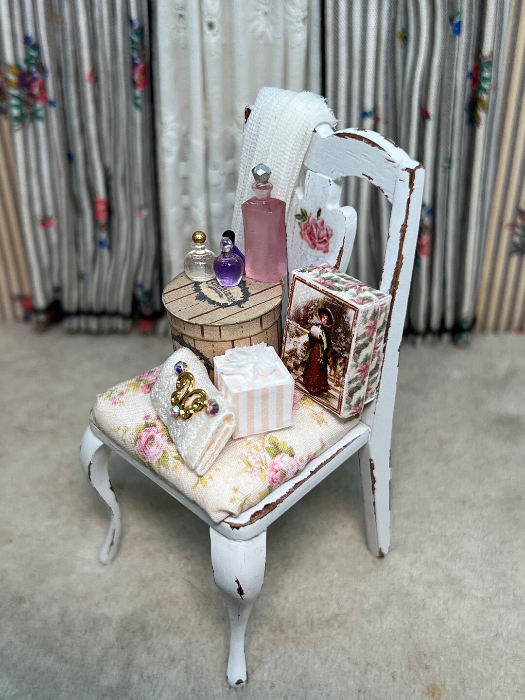 1:12 Artisan Lady’s Chair Dollhouse Miniature~signed~victorian ...